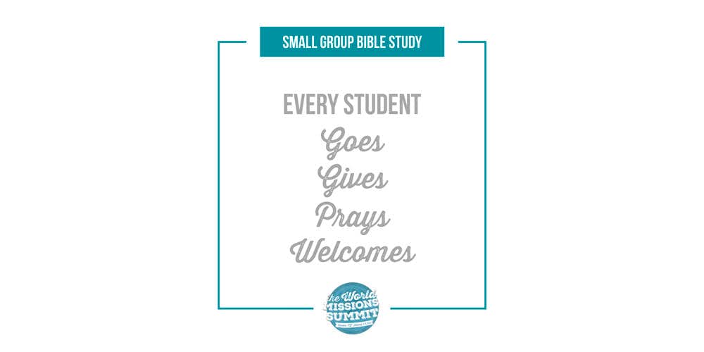 Every Student Goes, Gives, Prays, and Welcomes Bible Study | Chi Alpha ...